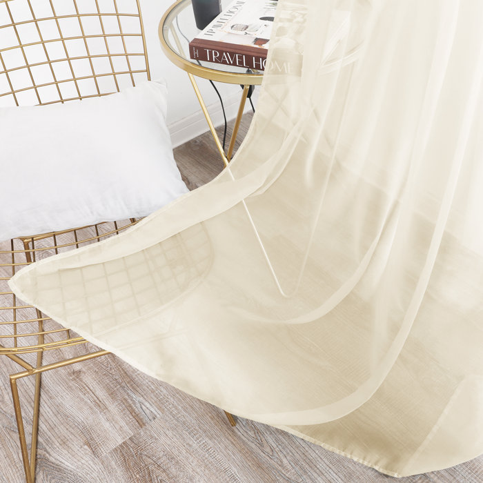 Deconovo Polyester Sheer Pair | Wayfair