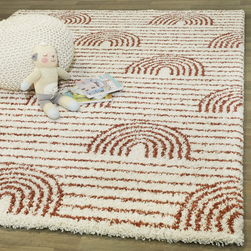 Isabelle & Max™ Alec Rainbow Shag Area Rug & Reviews | Wayfair