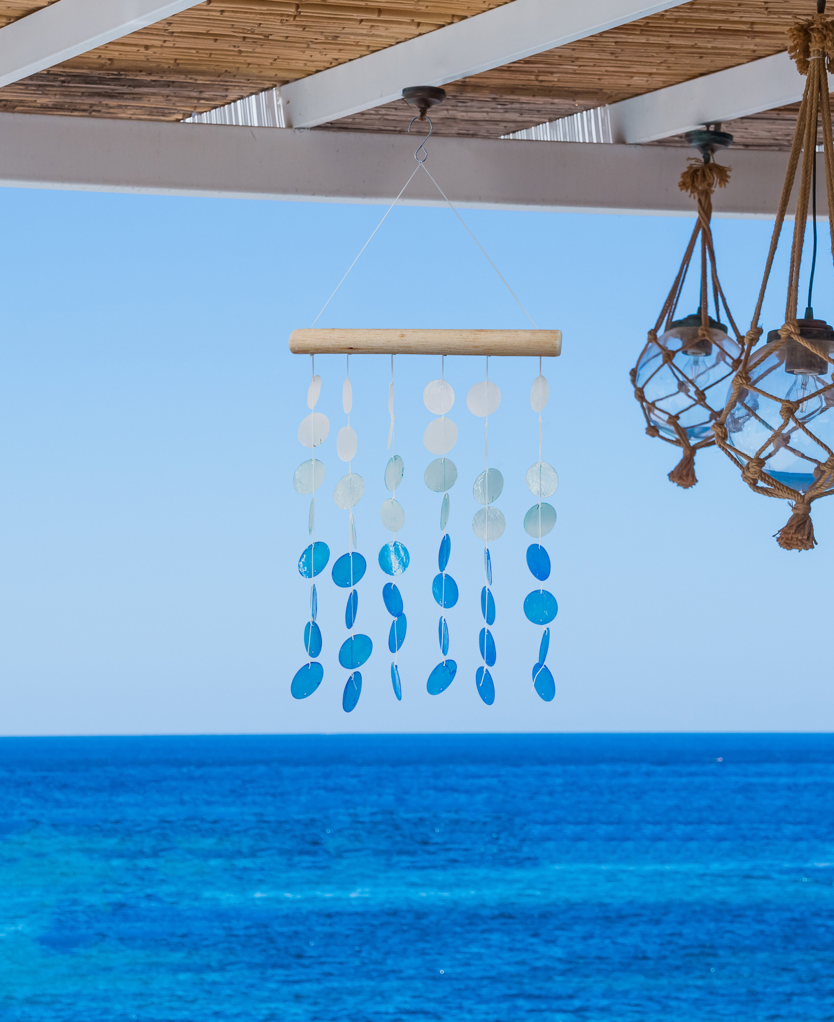 17 Stories Kashira Capiz Shell Wind Chime | Wayfair.co.uk
