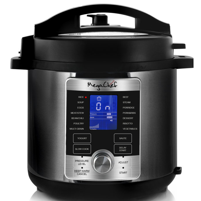 Mega Chef 6 Qt. Digital Electric Pressure Cooker & Reviews - Wayfair Canada