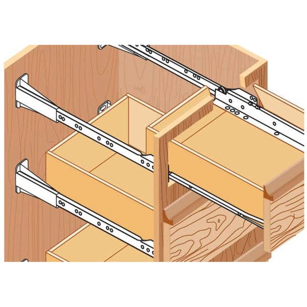 Kitchen Inventions Cabinet Drawer Slide Bracket | Wayfair