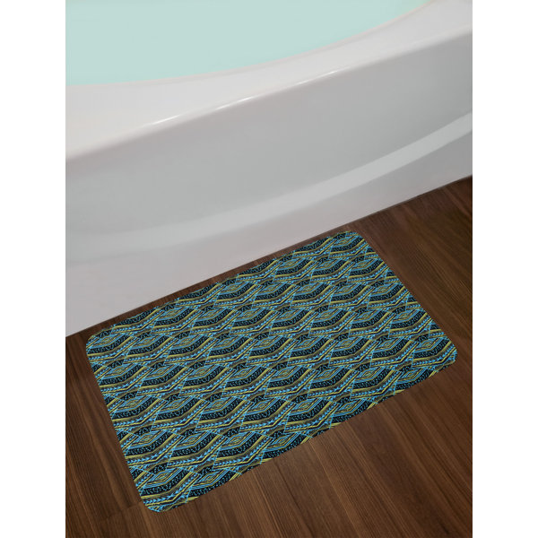 Bless international Aztec Bath Rug | Wayfair