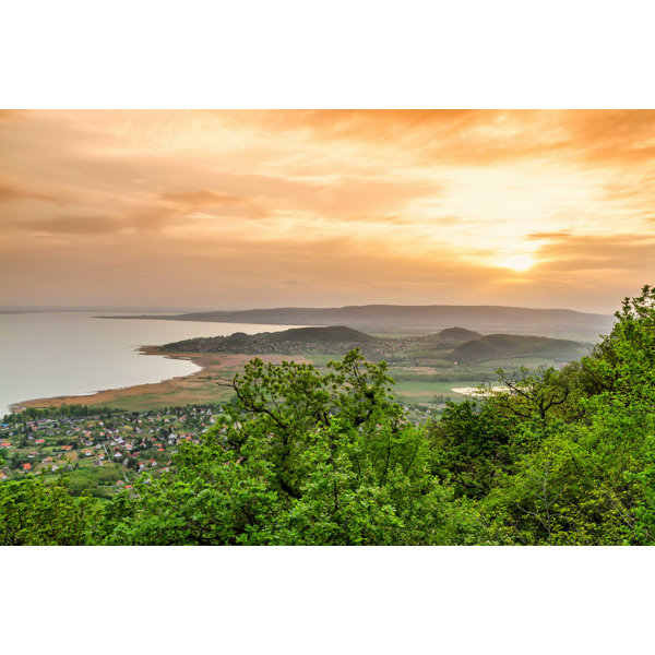 Ebern Designs Lake Balaton by Digoarpi - Wrapped Canvas Photograph ...