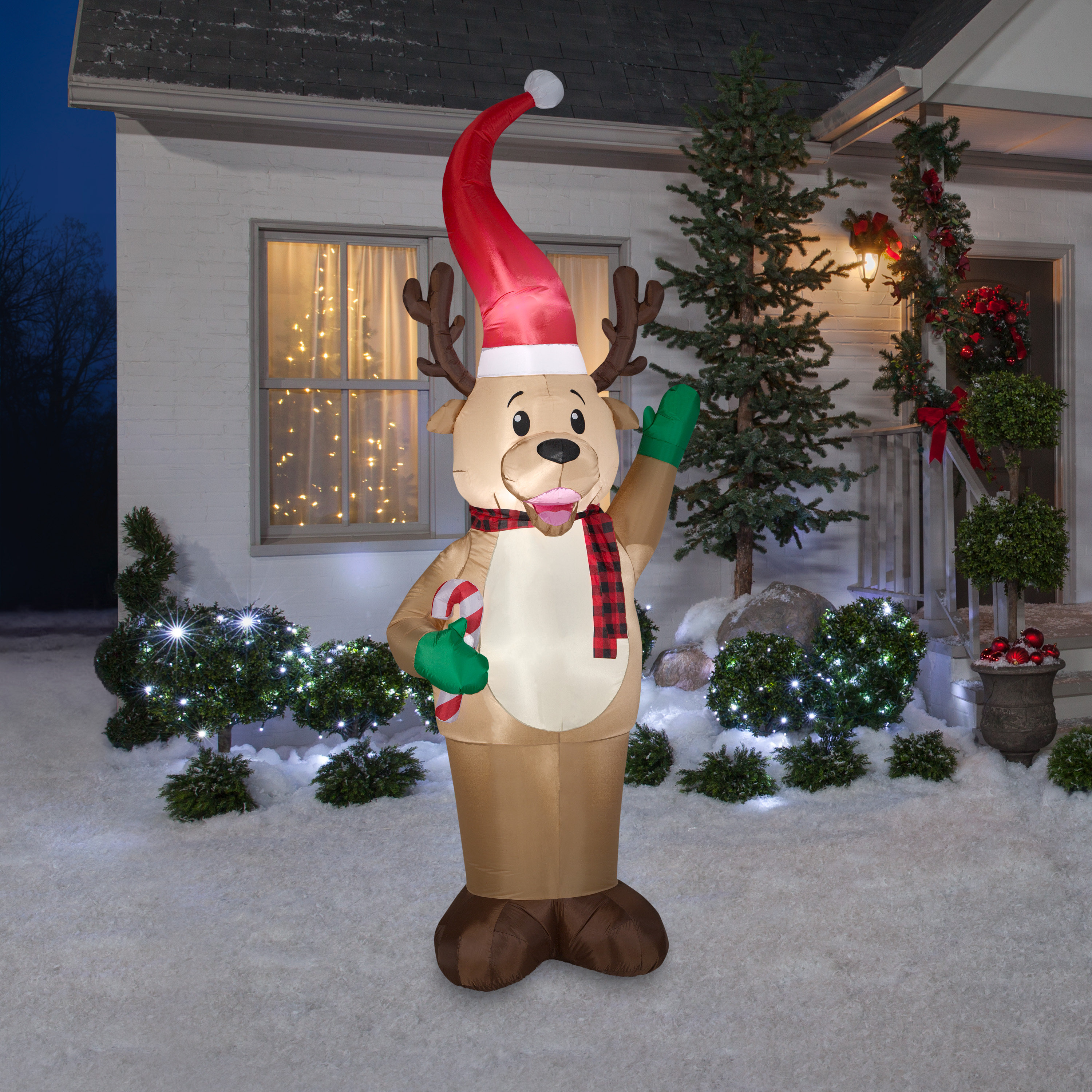 Gemmy Industries Reindeer-SLG Inflatable | Wayfair
