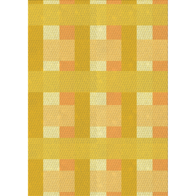Bless international Wool Yellow Rug | Wayfair