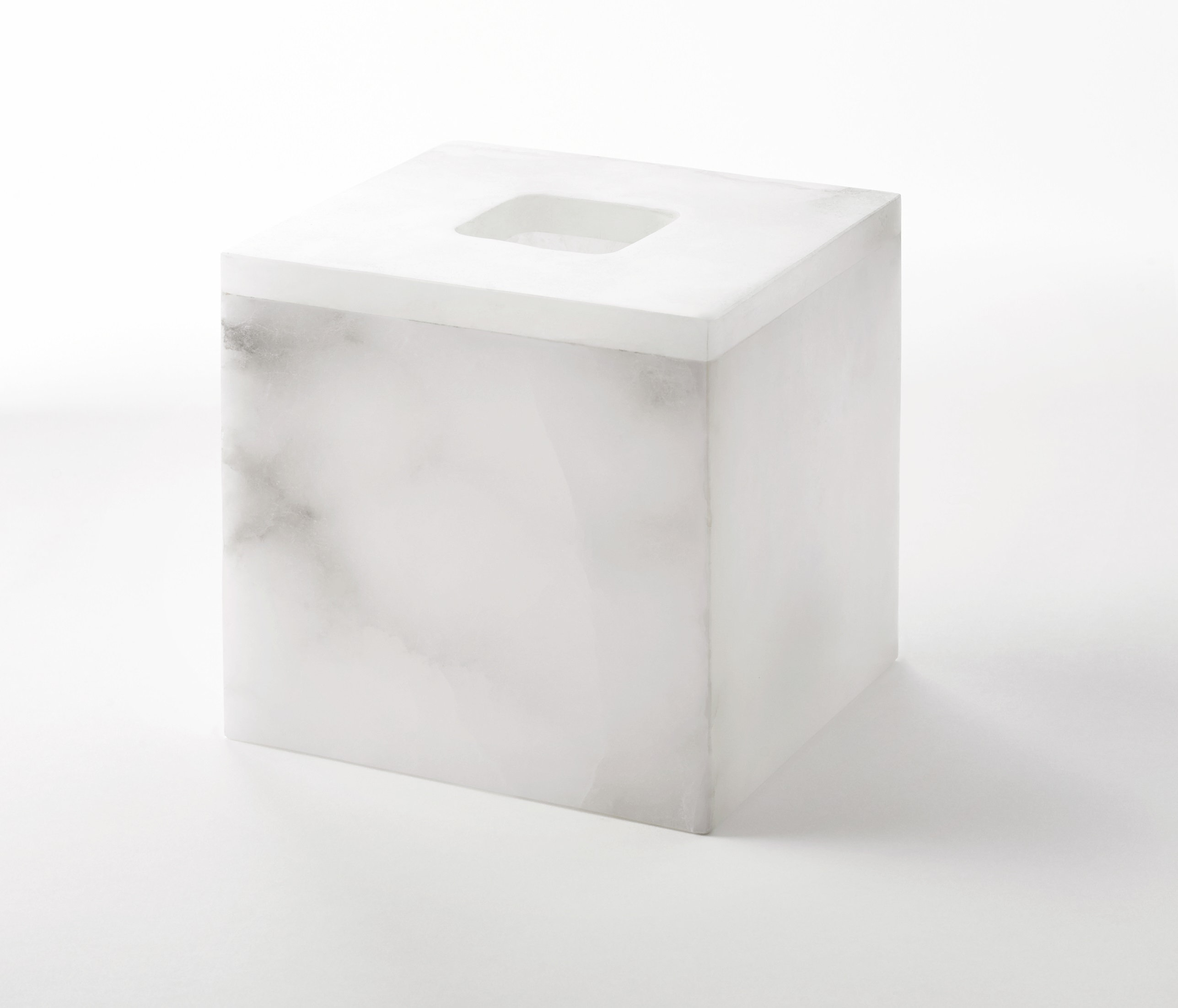 Wrought Studio Hadaway Alabaster Stone Tissue Box Cover | Wayfair
