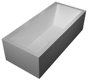 ADM Bathroom 70.9 x 32 Freestanding Soaking Stone Bathtub | Wayfair