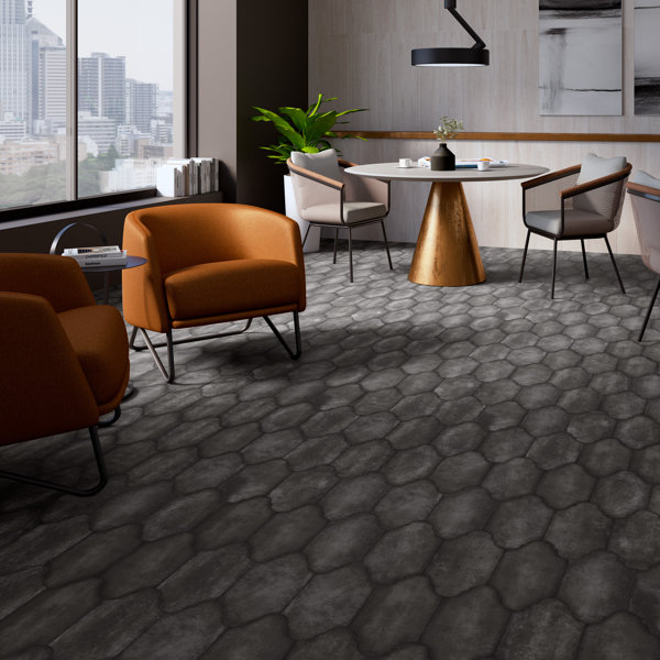 Merola Tile Alhama Provenzal 6" x 13" Porcelain Stone Look Wall & Floor ...