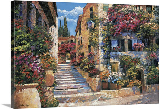 Winston Porter Howard Behrens Riviera Stairs by Howard Behrens - Print ...