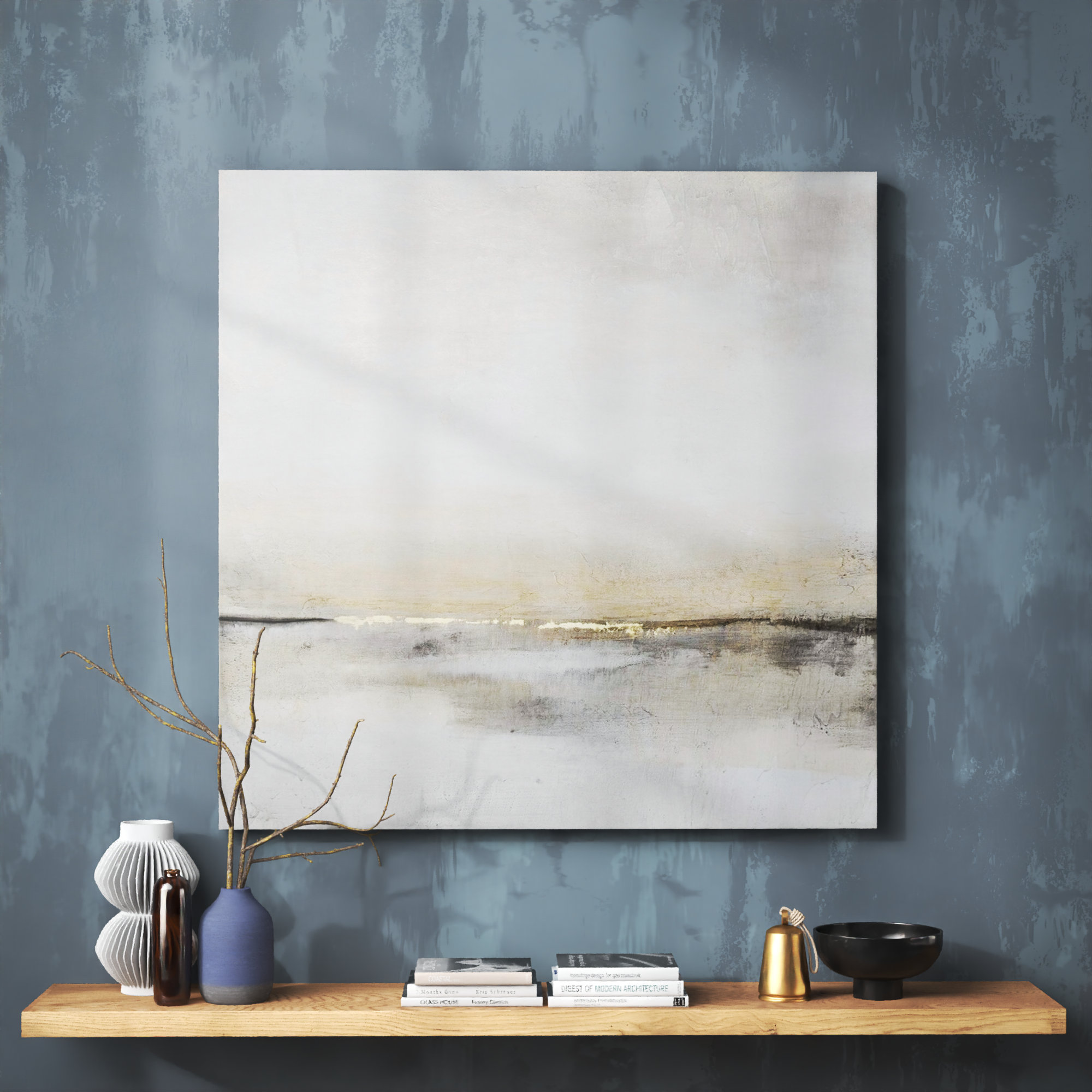 Steelside™ Horizontal Flow I by Timothy O' Toole - Painting on Canvas ...