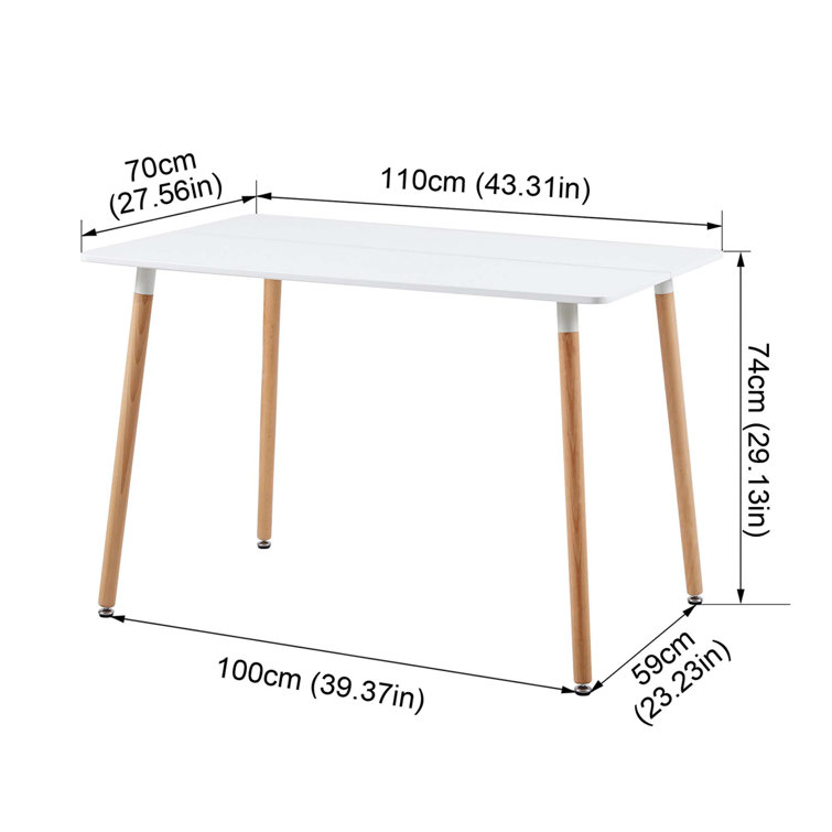 Norden Home Trainor 110Cm Dining Table | Wayfair.co.uk