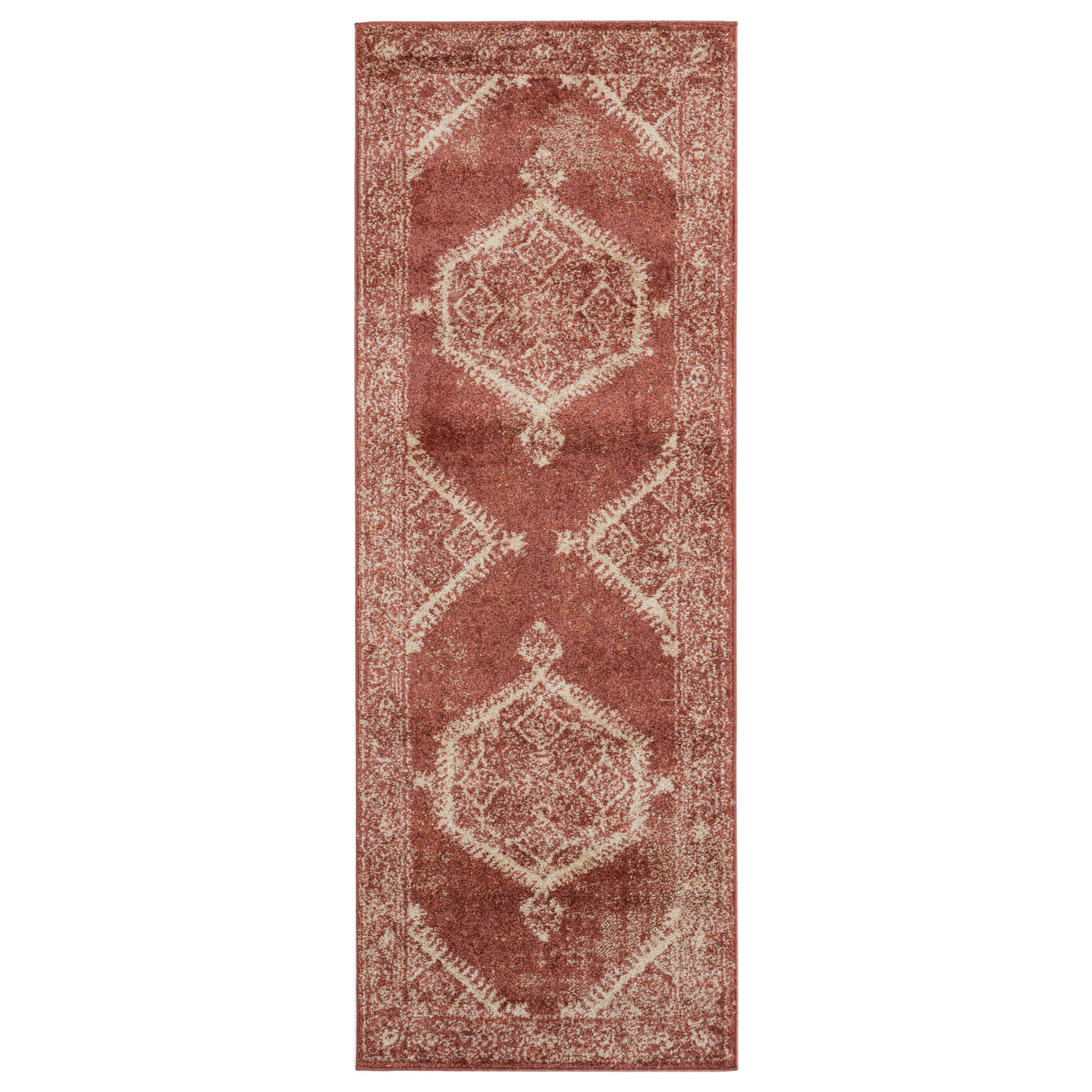 World Menagerie Hicklin Performance Brick Red Rug | Wayfair