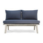 George Oliver Eller 48.75'' Wide Outdoor Loveseat with Cushions ...