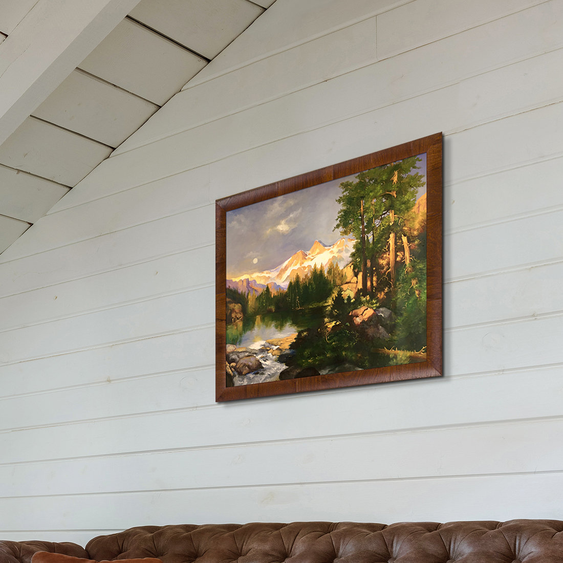 Vault W Artwork The Three Tetons by Thomas Moran - Picture Frame ...