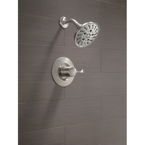 Delta Esato Shower Faucet with Rough-in Valve and H2Okinetic Technology ...