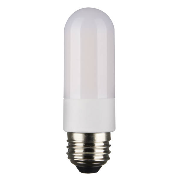 Satco T10 LED, Dimmable Light Bulb, E26/Medium (Standard) Base | Wayfair