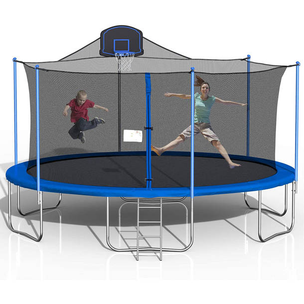 Upper Bounce Machrus Upper Bounce 6 Curved Trampoline Safety Enclosure ...