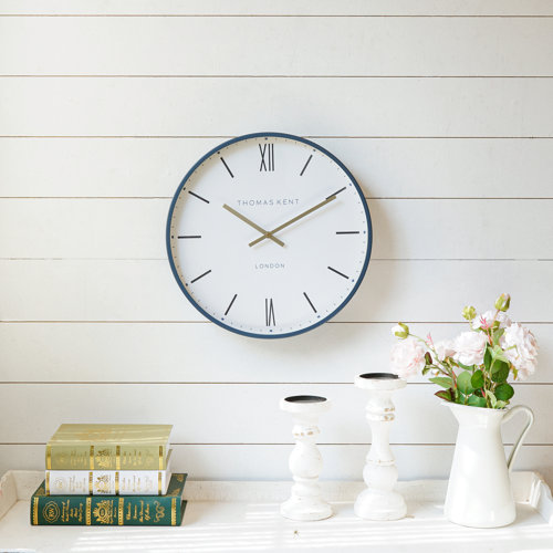 Mike & Melissa Metal Wall Clock | Wayfair