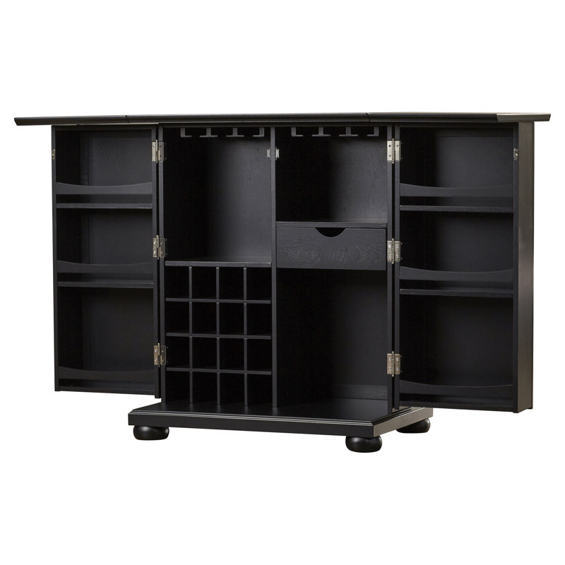 Three Posts™ Hedon Bar Cabinet & Reviews | Wayfair