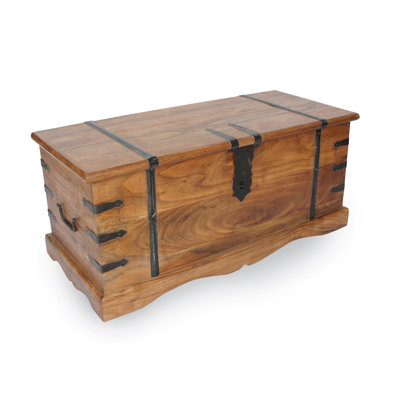 Three Posts Hamdan Sheesham Trunk Thakat Coffee Table & Reviews ...