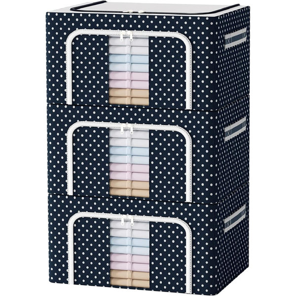 Ebern Designs Storage Fabric Box Set | Wayfair
