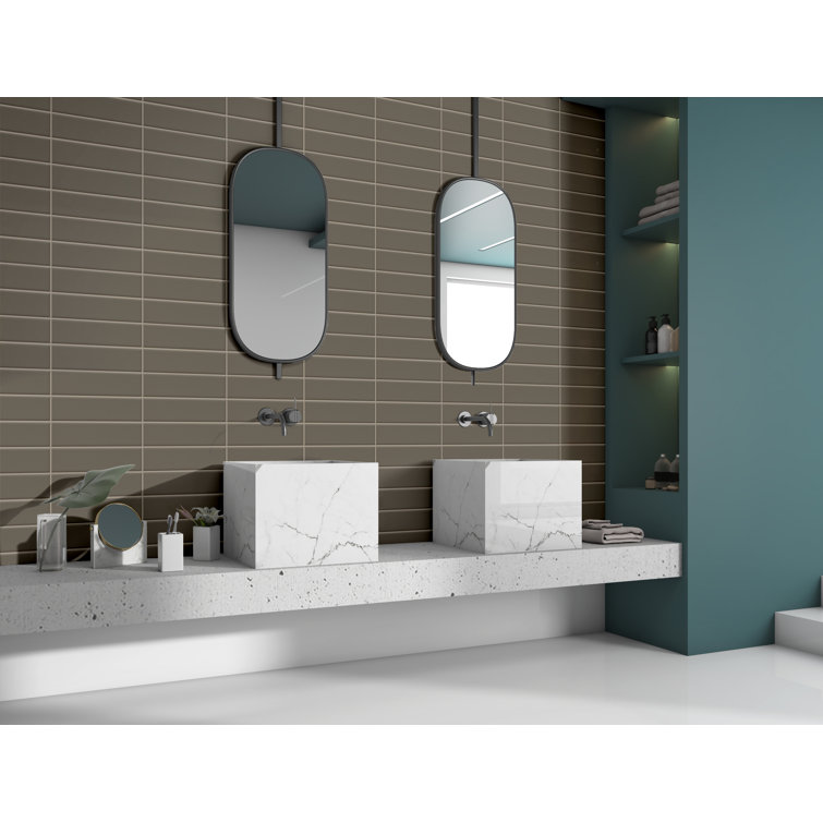 Emser Tile Catch™ 2" x 8" Ceramic Subway Tile | Wayfair