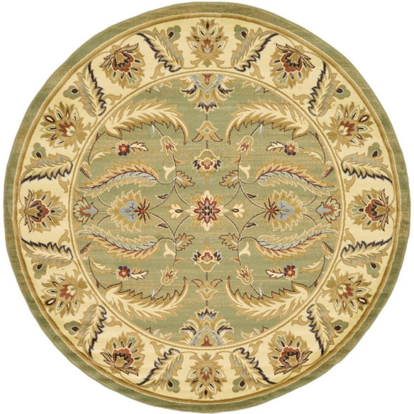 RugPal Odyssey Oriental Green/Yellow/Beige Area Rug | Wayfair