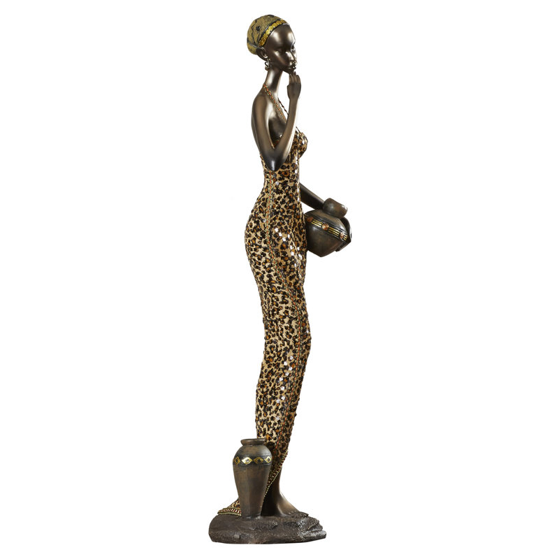 World Menagerie Thornlie African Water Gatherer Statue & Reviews | Wayfair