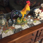 Hi-Line Gift Ltd. Standing on Corn Rooster Figurine & Reviews | Wayfair