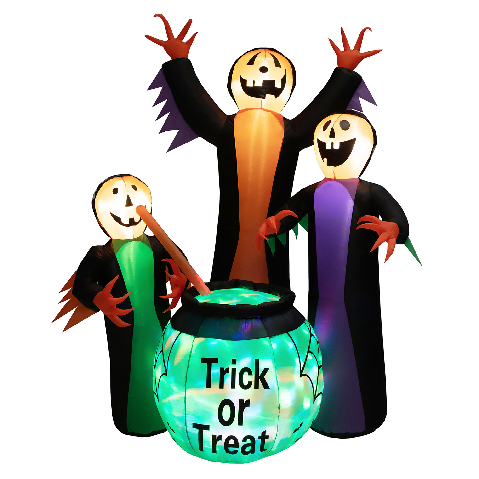 The Holiday Aisle® Halloween Witches Inflatable | Wayfair