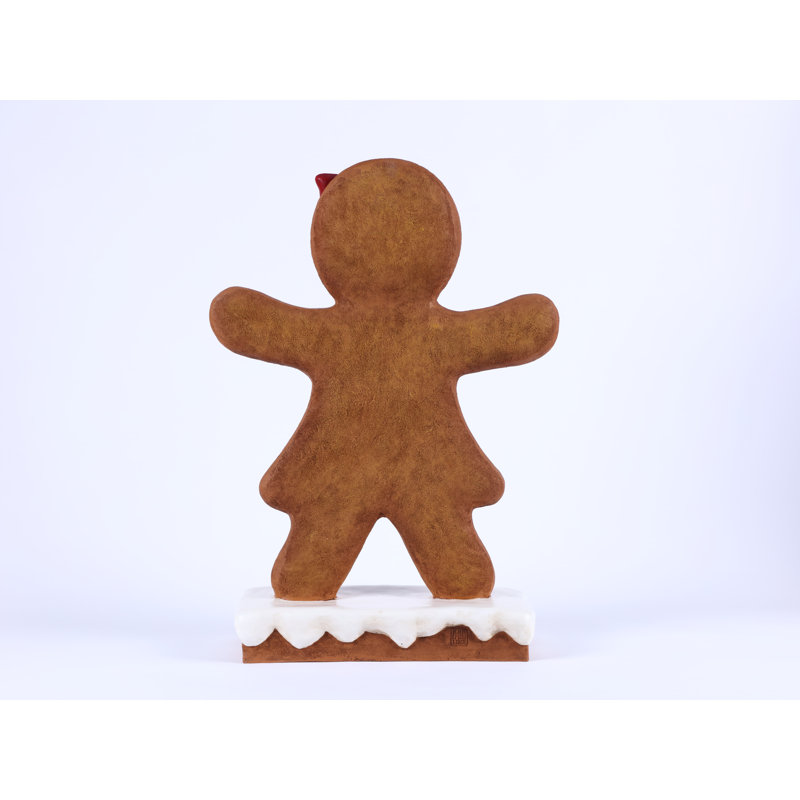 Hi-Line Gift Ltd. Gingerbread Girl Oversized Figurine & Reviews | Wayfair