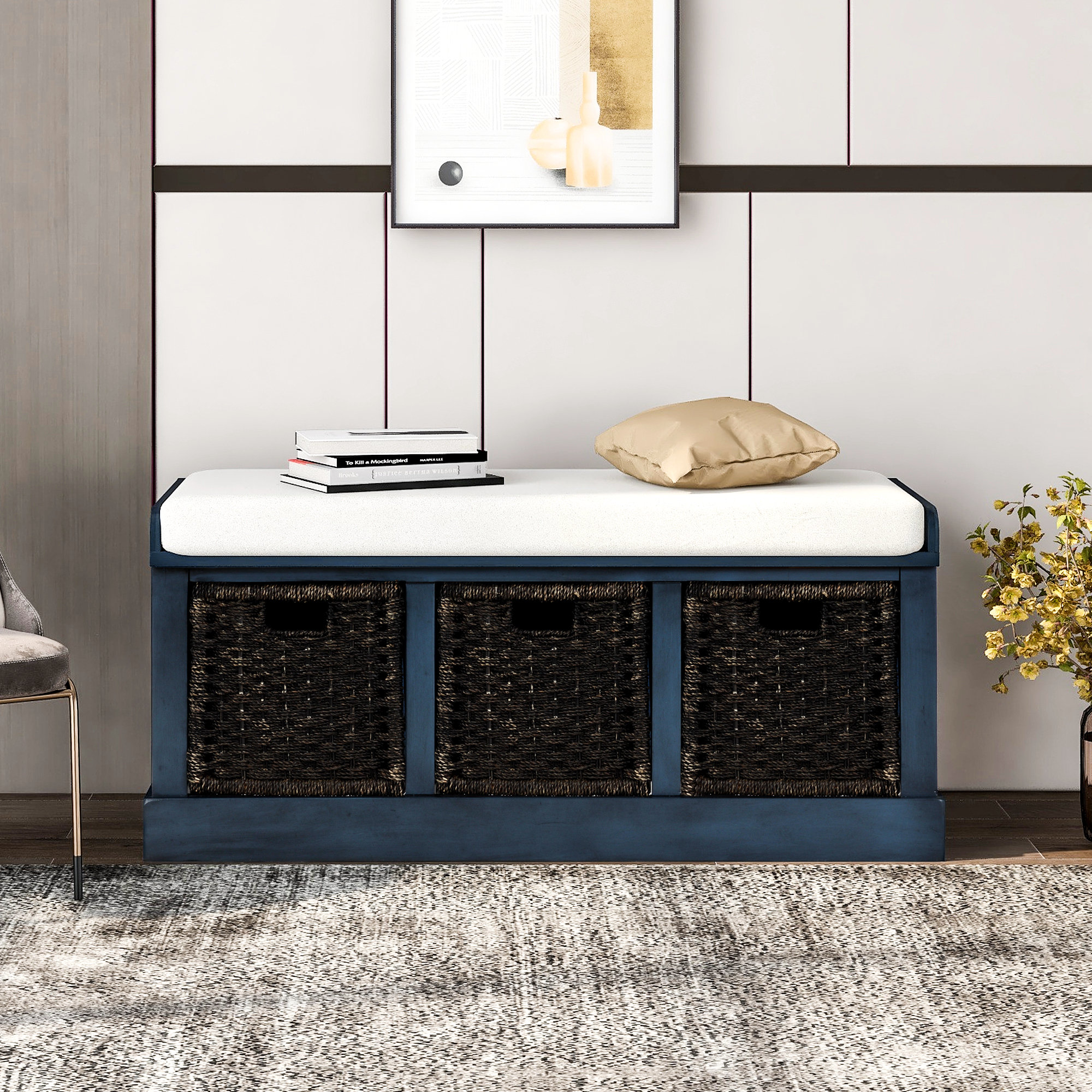 Red Barrel Studio® Ariahna Drawers Storage Bench | Wayfair