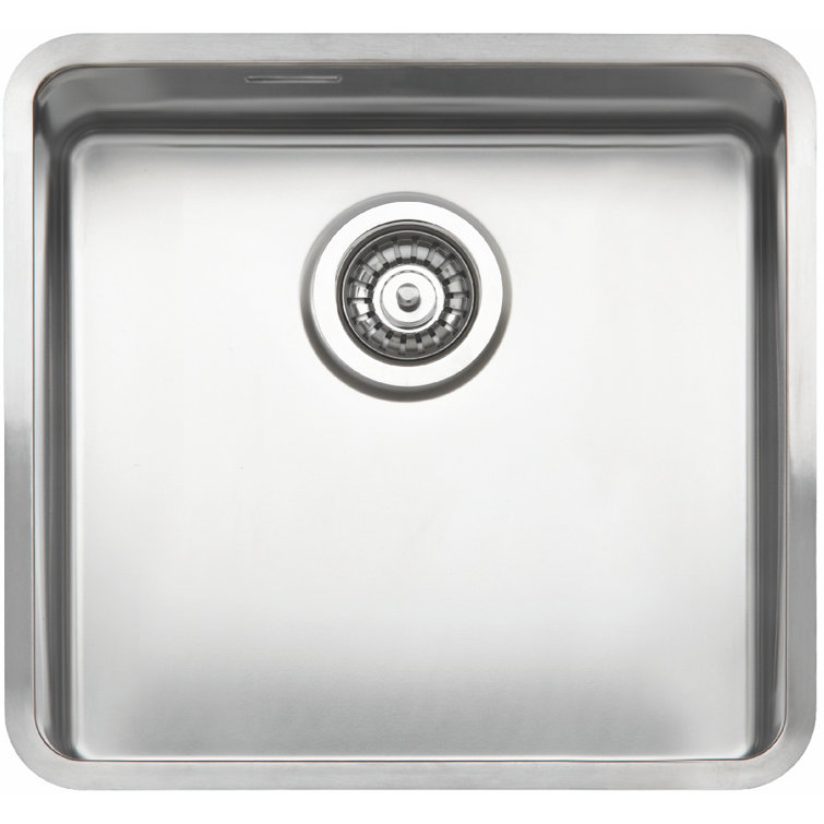 Reginox 440Mm W Single Bowl Stainless Steel Recessed Kitchen Sink ...