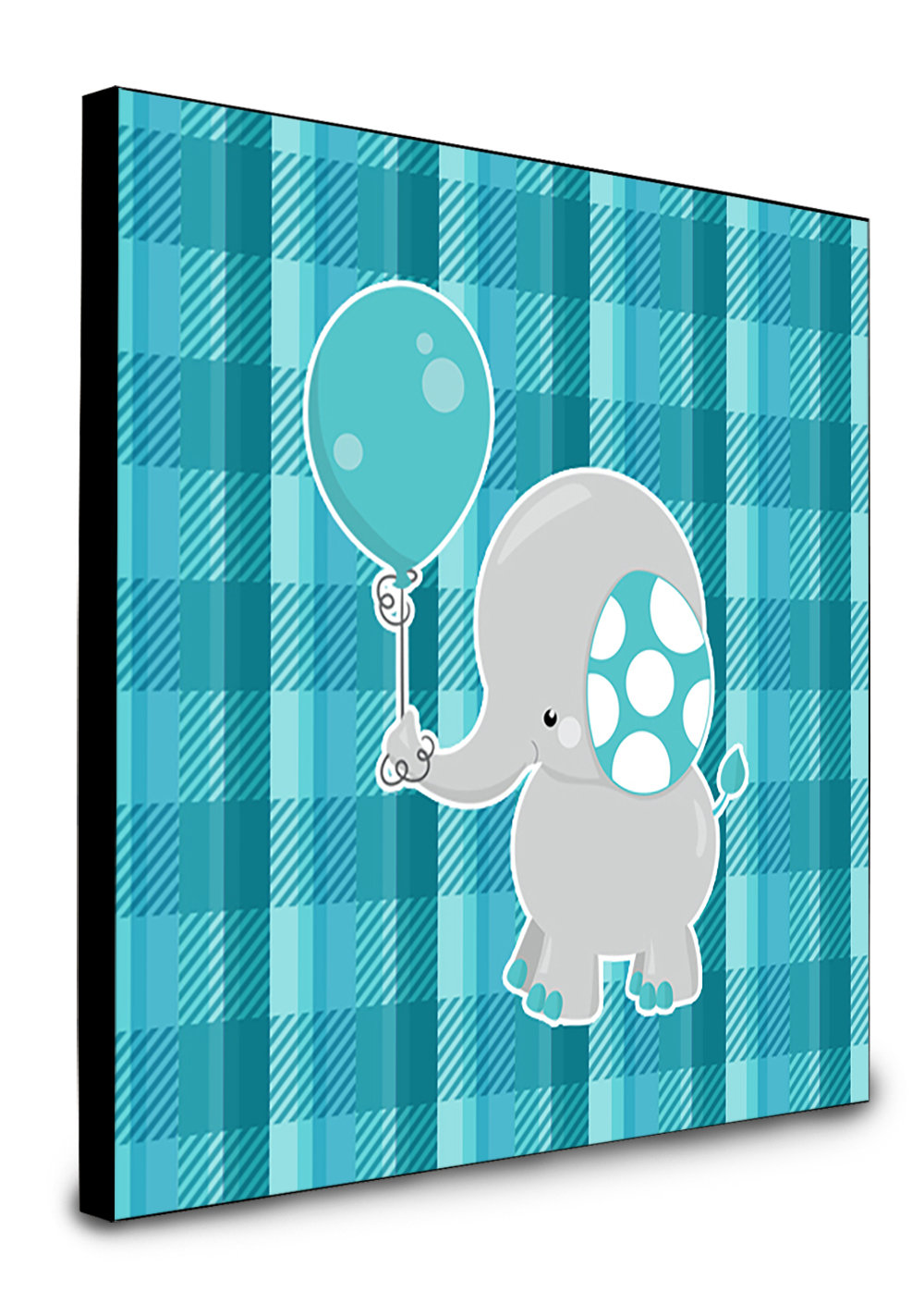 Harriet Bee Fluery Elephant with Balloon Artwork Wall Panel | Wayfair