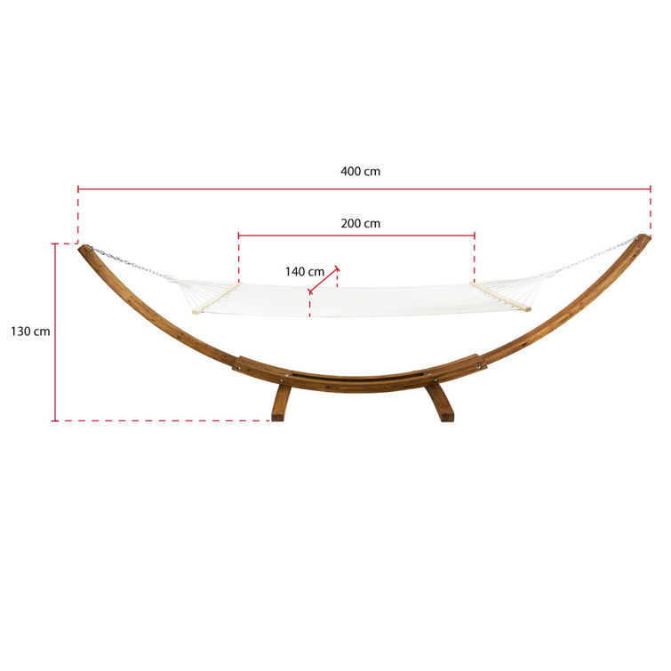 Freeport Park Forrest Free Standing Double Hammock with Stand | Wayfair ...