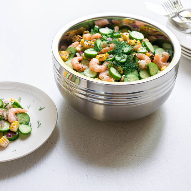 Bon Chef Cold Wave Stainless Steel Platter | Wayfair