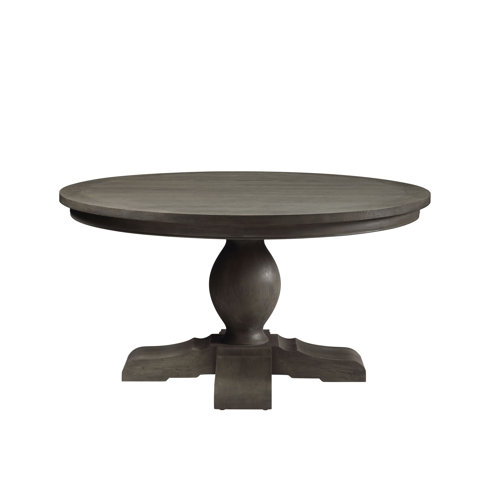 AndrewHomeStudio Renzo 59'' Solid Oak Pedestal Dining Table | Wayfair