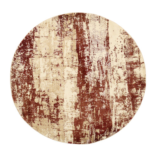 17 Stories Kelson Performance Red/Beige Rug & Reviews | Wayfair