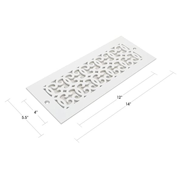 Reggio Register Versailles Pattern Vent Cover Grille With Mounting ...