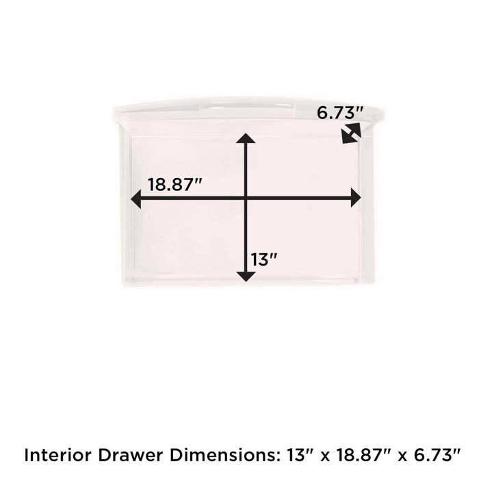 Homz Plastic Storage Box | Wayfair
