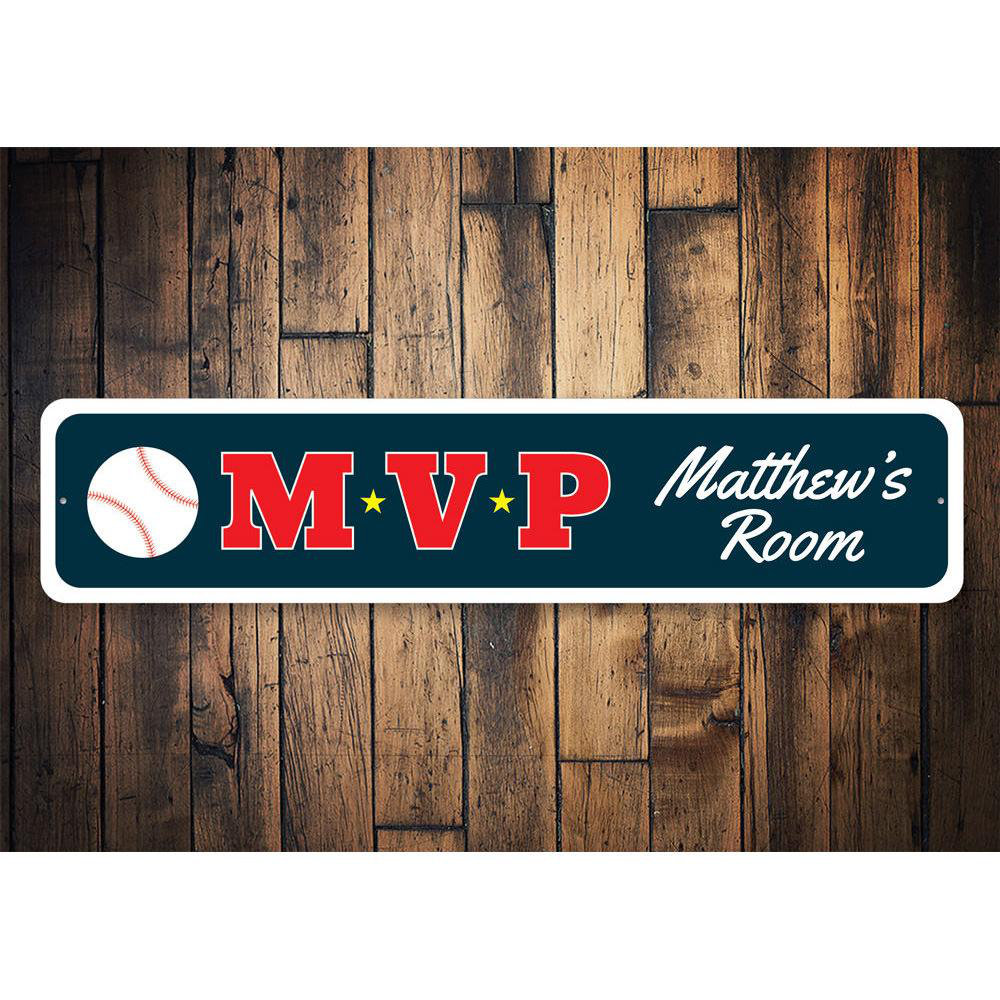 Lizton Sign Shop, Inc Baseball MVP Custom Aluminum Sign | Wayfair