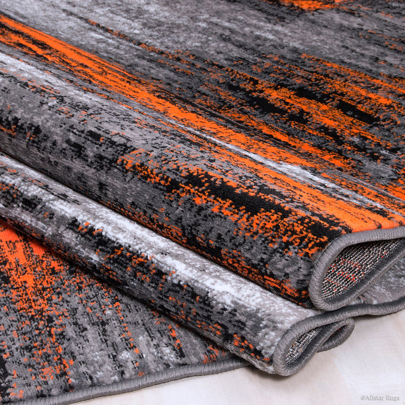 AllStar Rugs Performance Orange Rug & Reviews | Wayfair