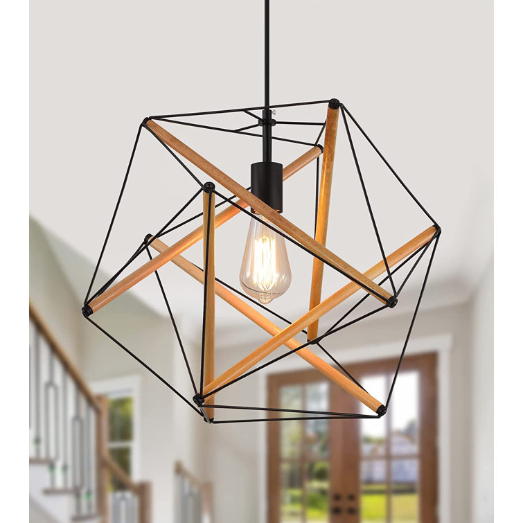 OSP Mana 1 - Light Geometric LED Pendant | Wayfair