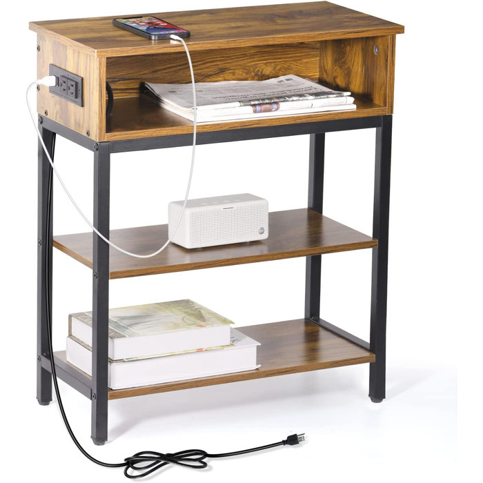 Trent Austin Design® Noell Steel Nightstand & Reviews | Wayfair