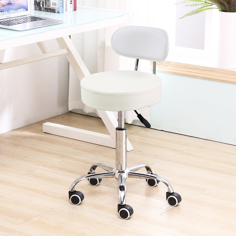 Inbox Zero Lab Stool with Casters & Reviews | Wayfair