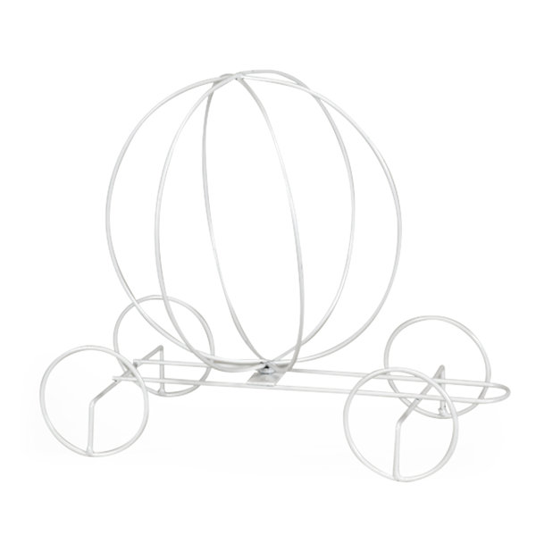 The Party Aisle™ Metal Pumpkin Carriage Wire Centerpiece | Wayfair