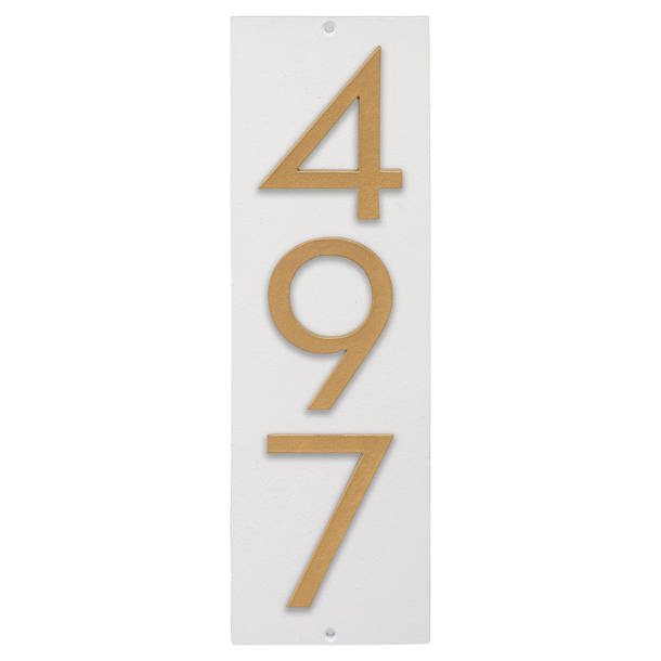 Montague Metal Products 1-Line Mailbox Sign | Wayfair