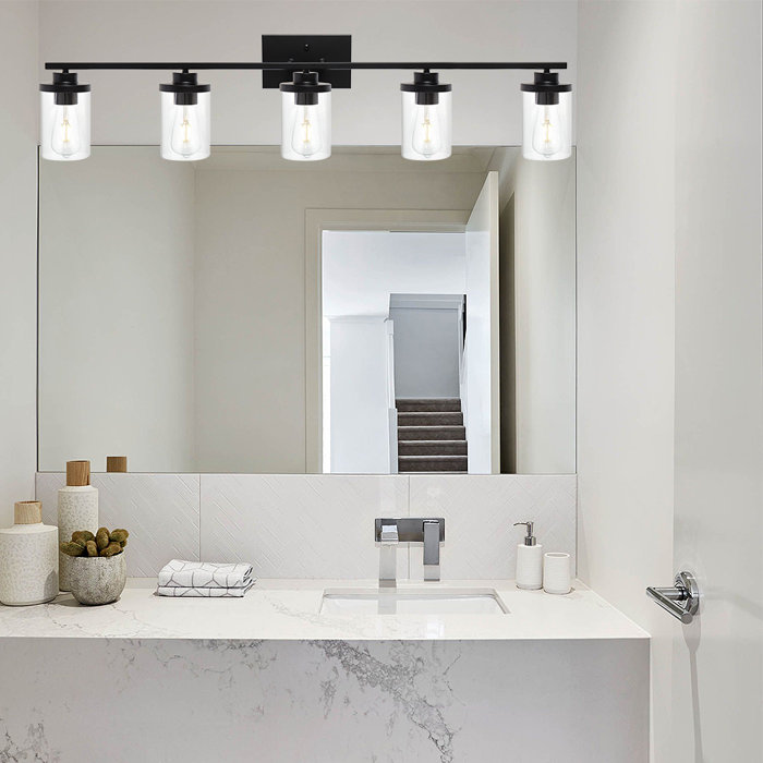 Greyleigh™ Charlbury 5 - Light Dimmable Vanity Light & Reviews | Wayfair