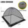 VEVOR Pond Cover Dome, Garden Pond Net, 1/2 Inch Mesh Dome Pond Net ...