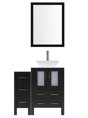 LessCare Modern 36" Single Bathroom Vanity Set with Mirror & Reviews ...